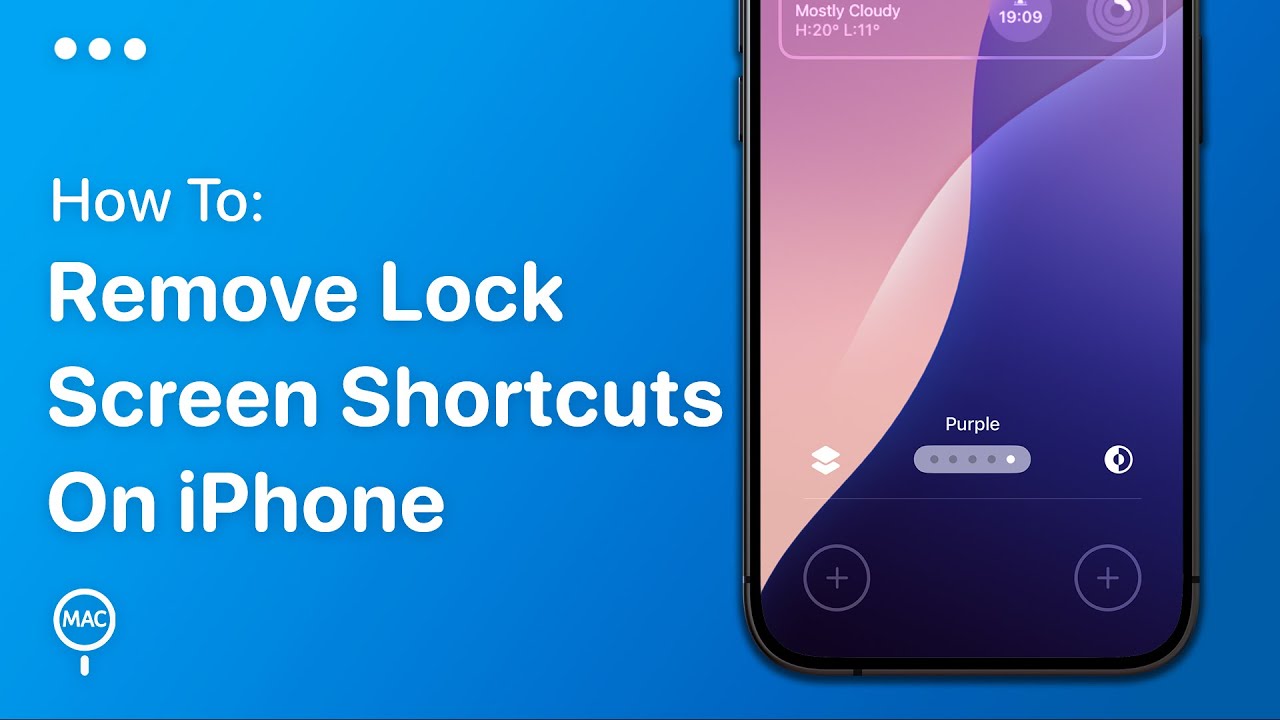 How To Remove Lock Screen Shortcuts On iPhone | Easy Guide - YouTube