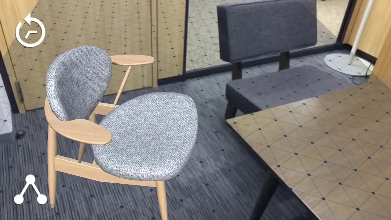 AR virtual furniture setting - YouTube