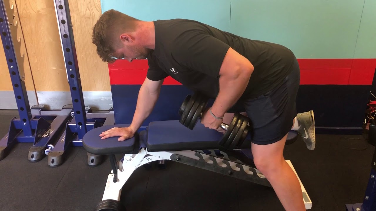 Bench Supported SA DB Row - YouTube