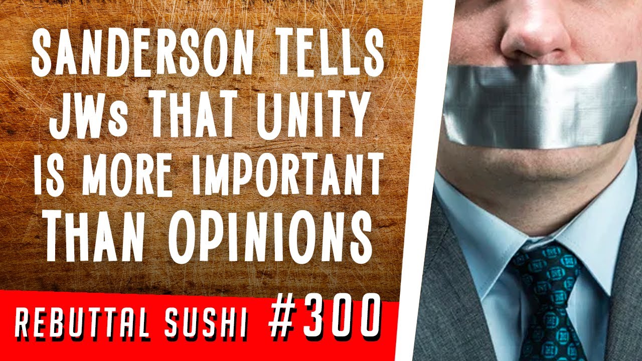 Mark Sanderson tells Jehovah's Witnesses that unity is more important ...