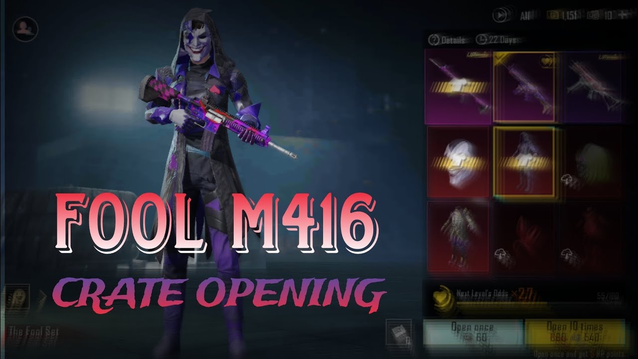 OMG 😱 !! THE FOOL JOKER SET & FOOL M416 IS BACK !! M416 FOOL & FOL SET ...