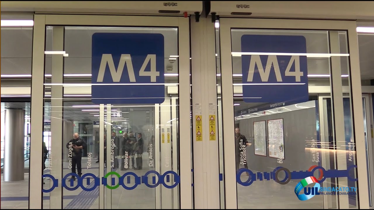 Milano, apre la linea 4, un cantiere complesso e difficile - YouTube
