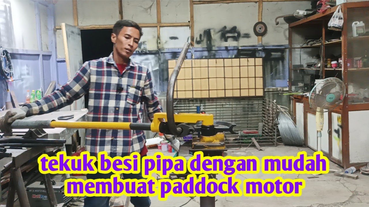 tahap bending untuk membuat paddock motor - YouTube