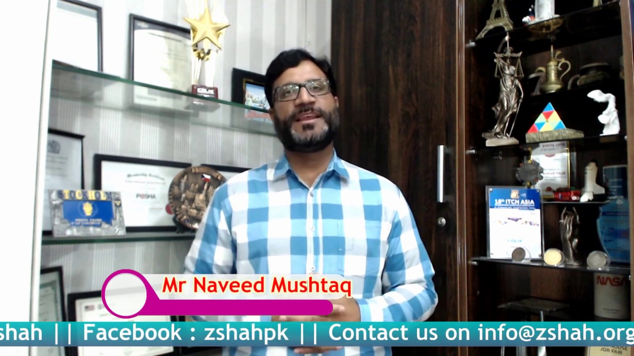 Naveed Mushtaq - Sharing Views About ZSHAH Channel - YouTube