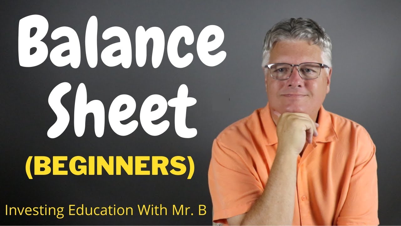 Balance Sheet [For Beginners] - YouTube