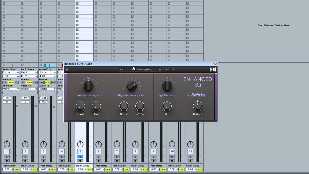 Native Instruments Enhanced EQ on Techno Percussion - YouTube