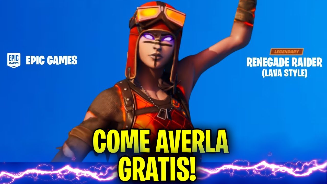 COME OTTENERE LA " BLAZE " RENEGADE RAIDER GRATIS ! - Fortnite - YouTube