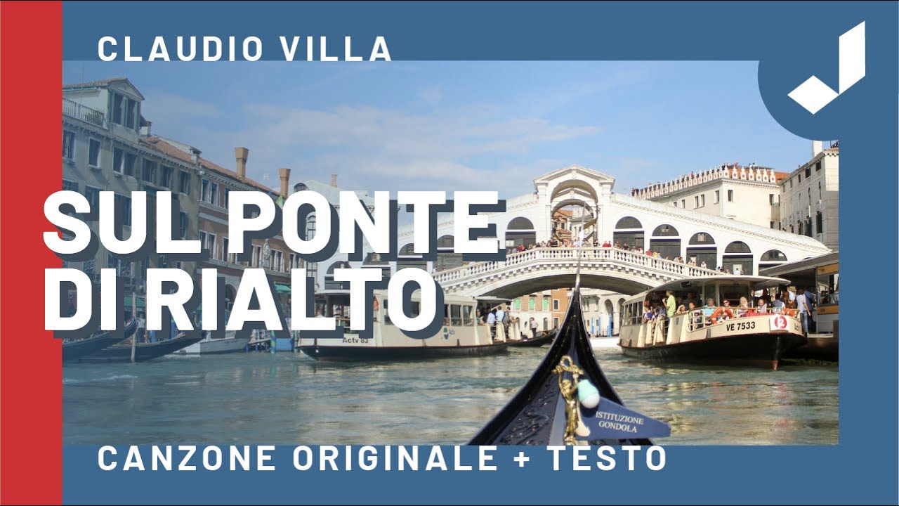 SUL PONTE DI RIALTO - Claudio Villa (Canzone + Testo) - YouTube