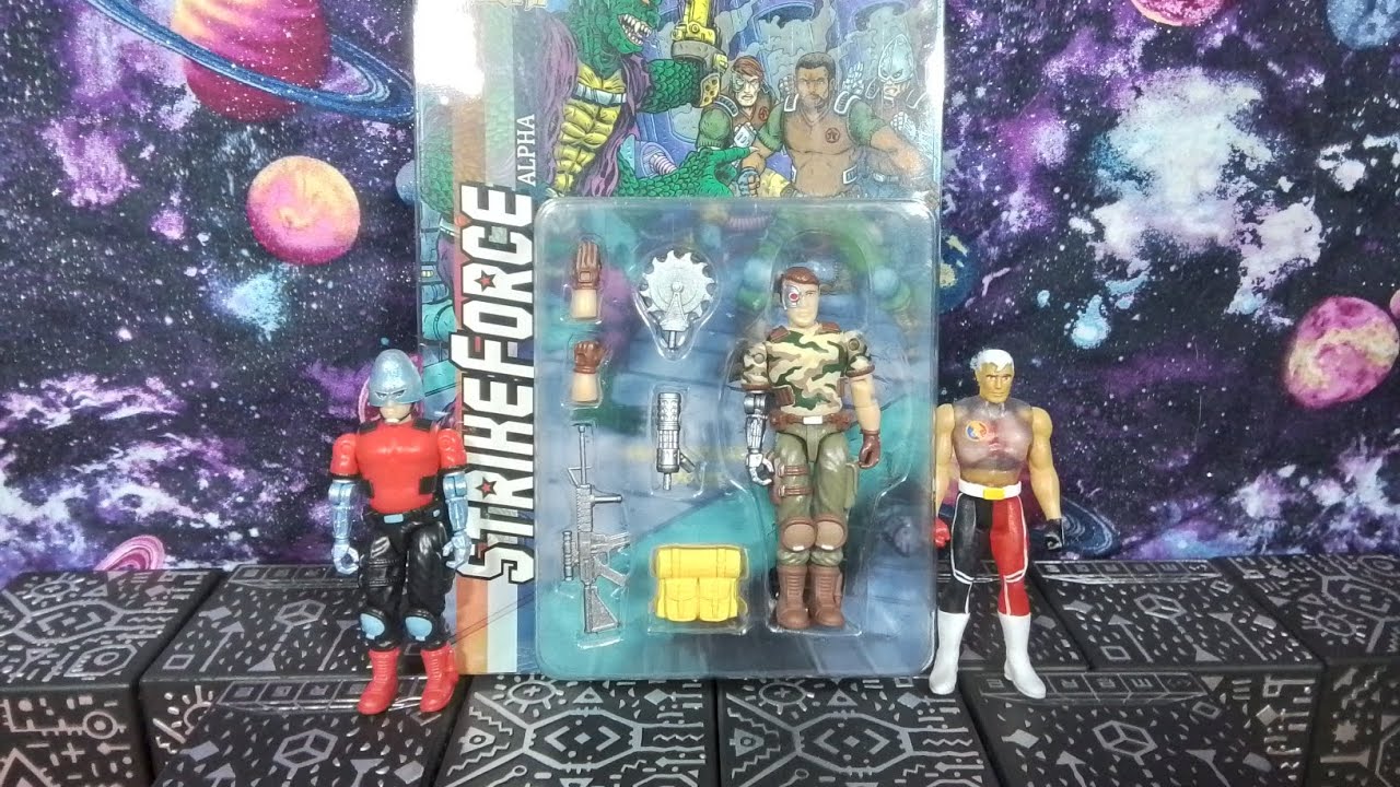 Strike Force Alpha Scorched Earth Atomic Mike G.I. Joe Homage Action Figure Review - YouTube