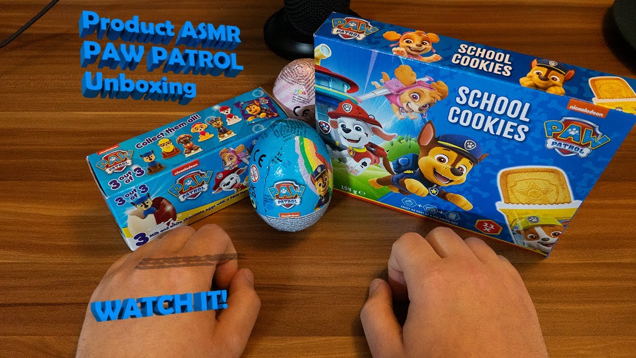 PAW PATROL Sweets Unboxing | School Cookies | Surprise Eggs & more ...