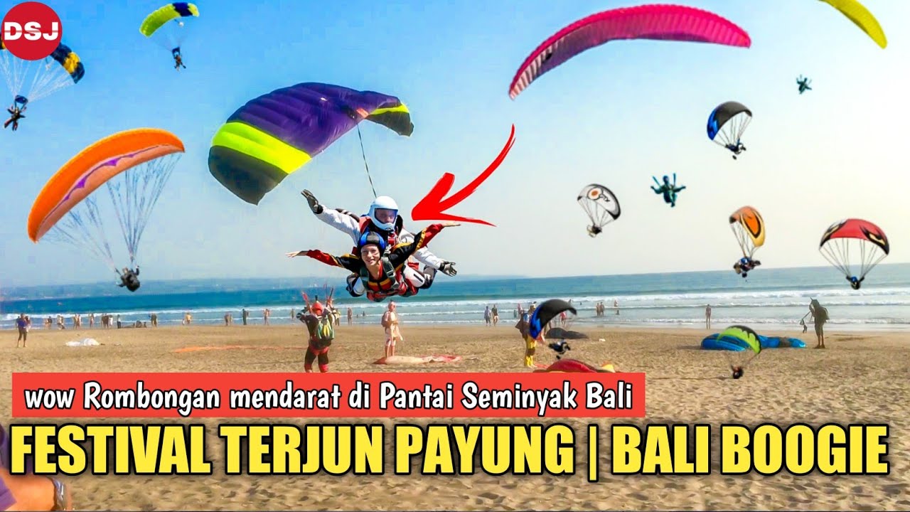 Bali Boogie: Festival Terjun Payung Bali Boogie Jump 2023 di Pantai ...
