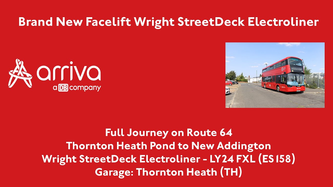 Full Journey | Route 64 to New Addington | Brand New Facelift Wright ...