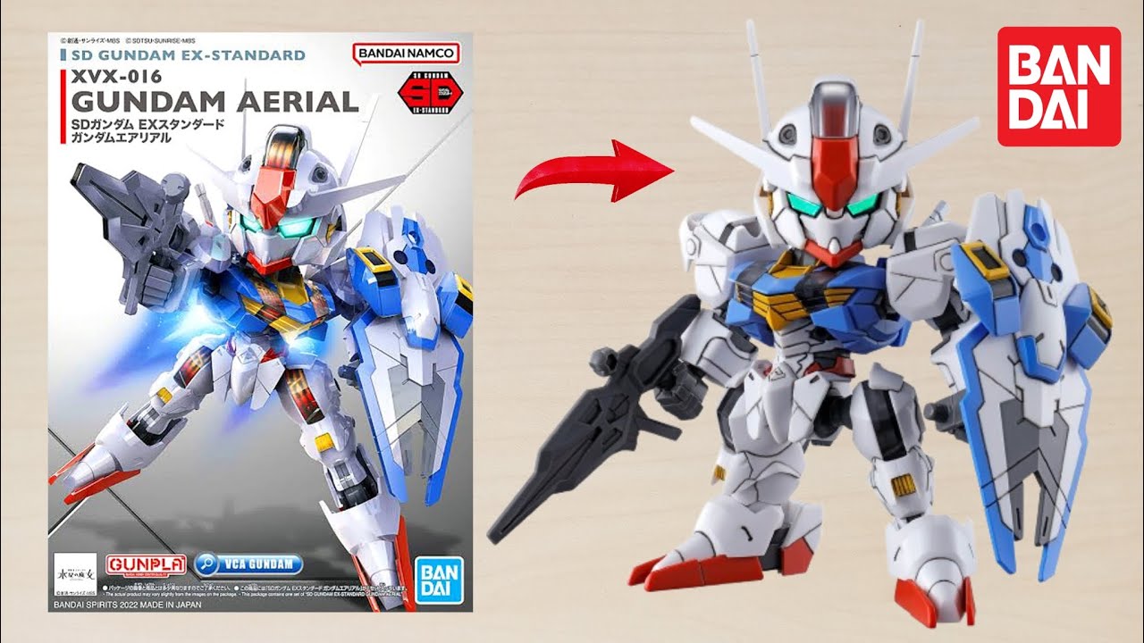 Unboxing Mainan GUNDAM AERIAL Original Bandai !! | Cara Merakit Gunpla ...
