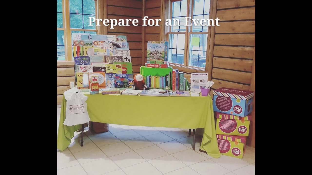 Preparing for an Events: Usborne Books and More. - YouTube