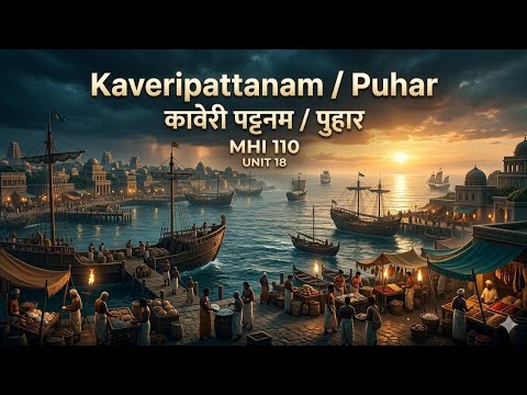 Kaveripattanam / Puhar | कावेरी पट्टनम / पुहार | Unit 18 | MHI 110