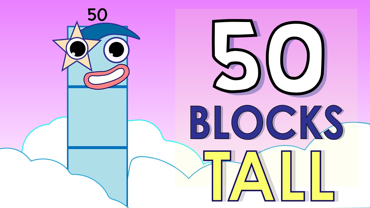 Looking for Numberblocks 50 Standing Tall | Learn to Count - YouTube