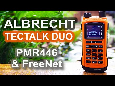 Beeindruckend! 👍 Albrecht Tectalk Duo – PMR446 & FreeNet in einem Gerät!  #pmr446 #freenet #hobby