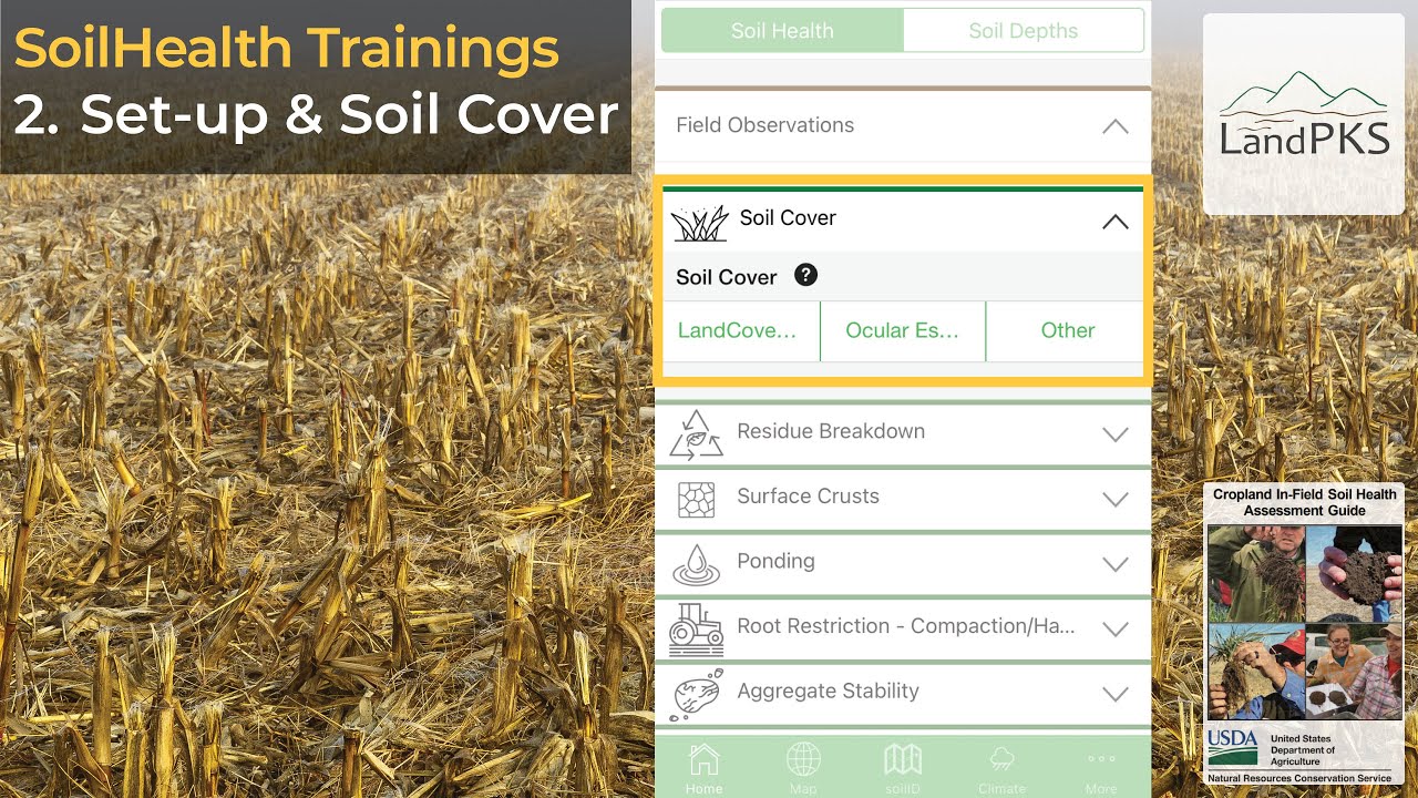 SoilHealth Trainings 2: Set-up & Soil Cover - YouTube