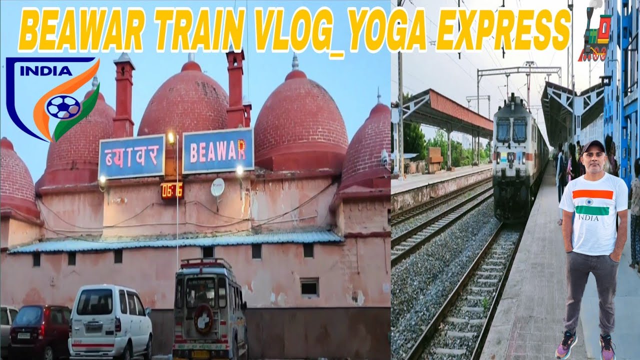 Rajasthan train journey vlog😱Rishikesh yoga express full information ...