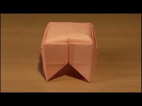 How to make an Origami Stool | Paper Stool | Origami Chair | Piano ...