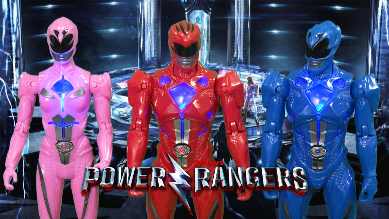 Power Rangers Morphin Power Pink, Blue & Red Ranger from Bandai - YouTube
