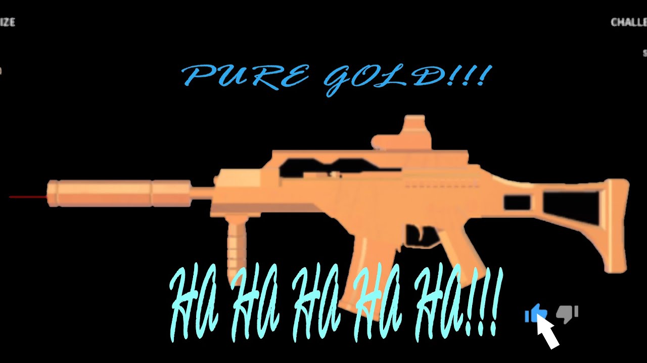 1000 kills for the G36C Pure gold, Roblox Bad Business, By froyo 1002 ...