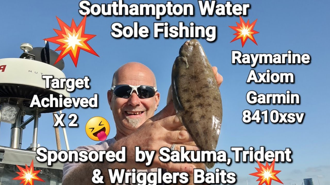 Southampton Water Sole Fishing Small Boat Fishing Raymarine Axiom ...