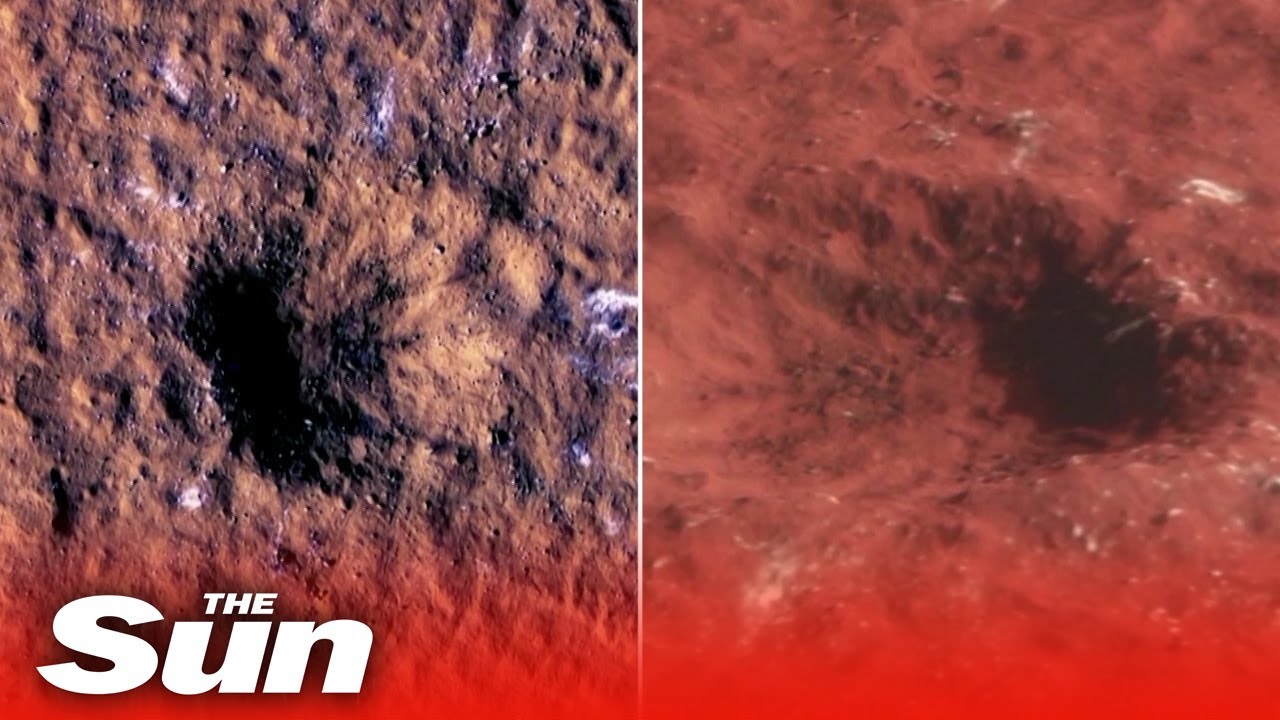NASA explores meteorite strike on Mars - YouTube