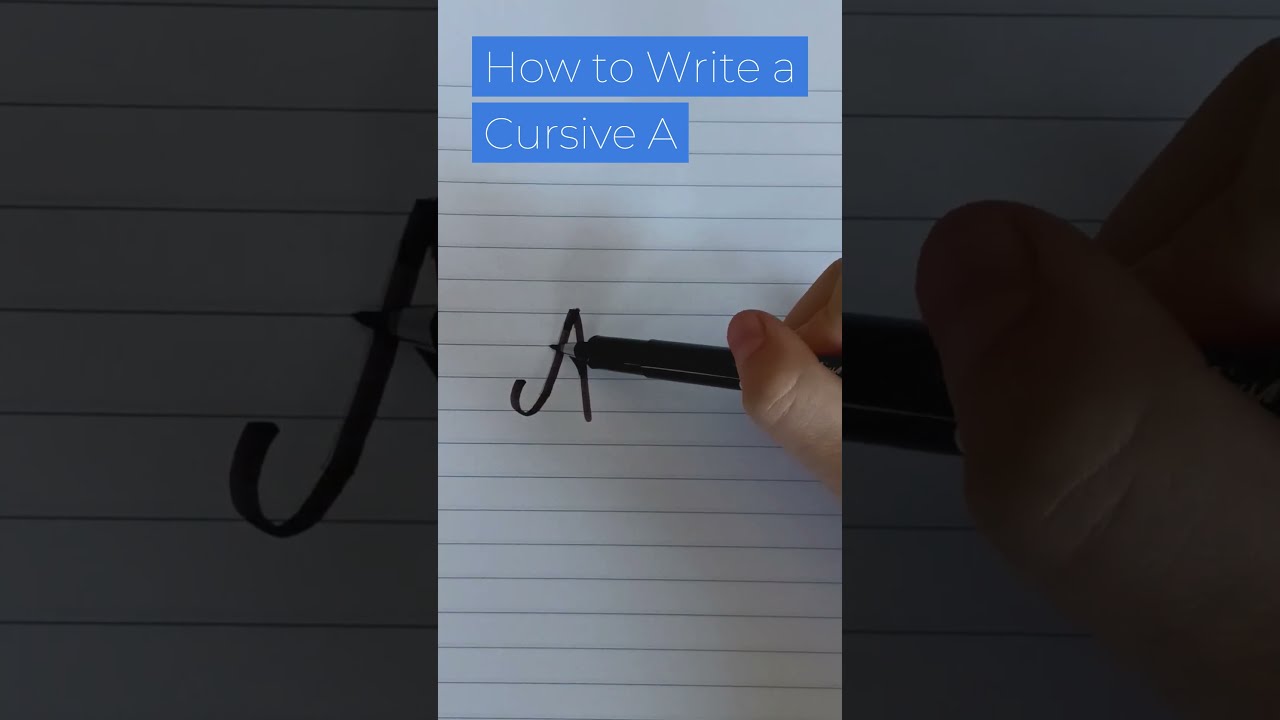 shorts How To Write A Cursive A calligraphy handwriting YouTube shorts How To Write A Cursive A calligraphy handwriting YouTube