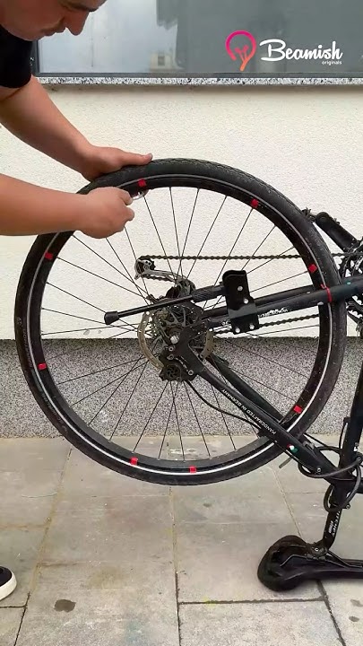 How to Straighten a Bent Bicycle Wheel #bike #wheel #fix - YouTube