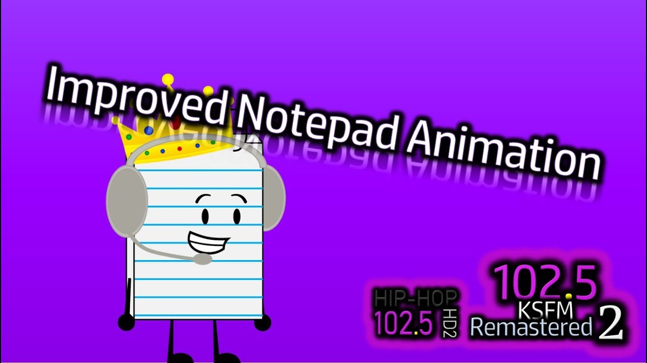 Improved Notepad Animation (Inspired By Legoboynj) - YouTube