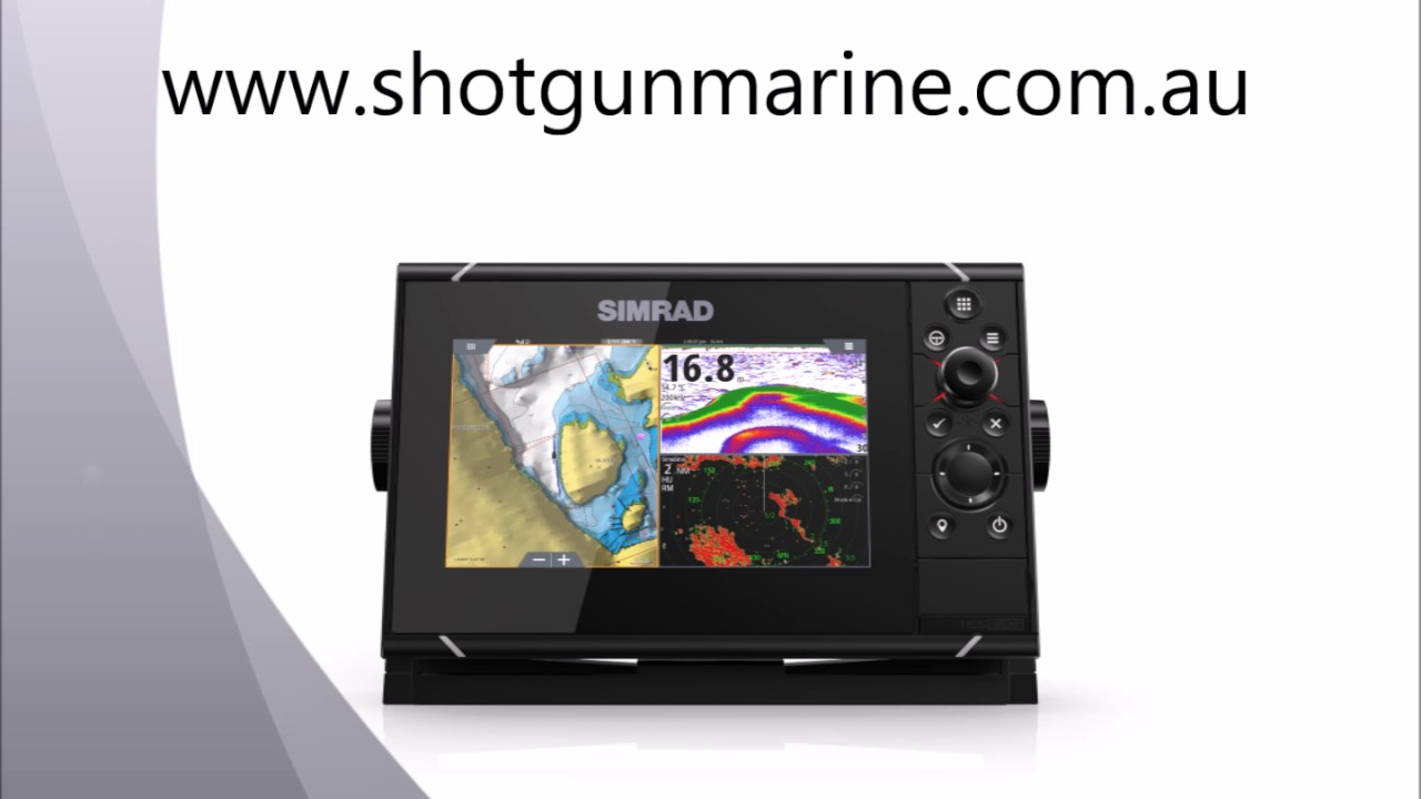 simrad NSS7 evo3 chartplotter gps in colour - YouTube