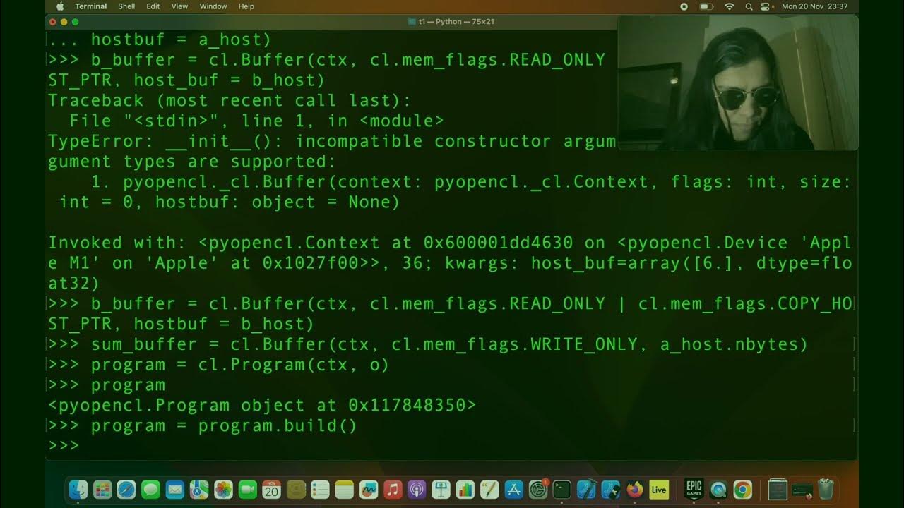 Understanding tinygrad internals using PyOpenCL - YouTube
