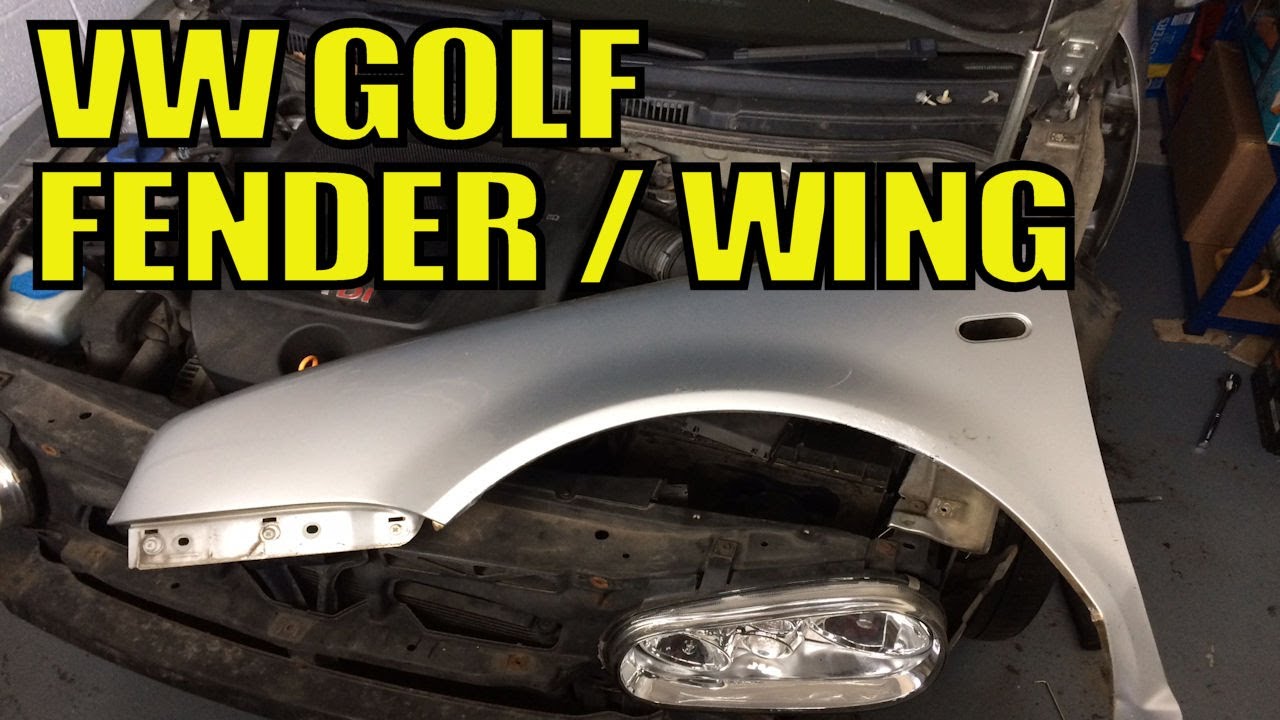 VW Golf Front Fender / Wing Removal - YouTube