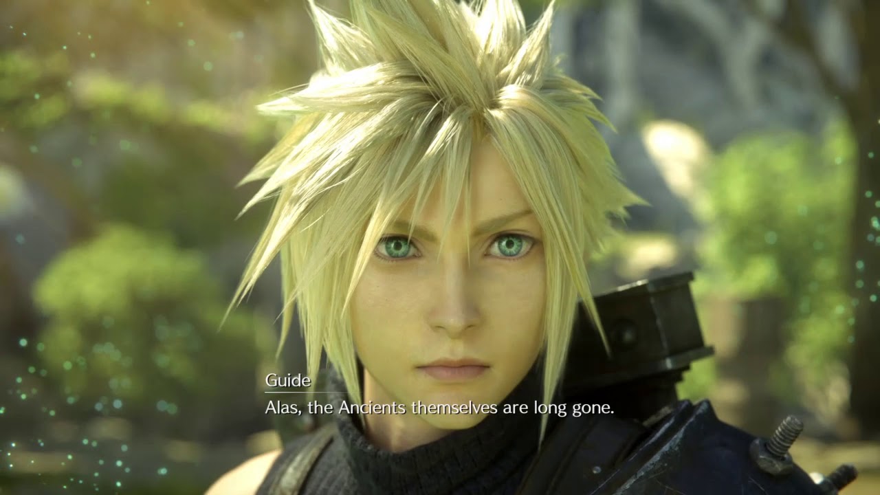 FINAL FANTASY VII REMAKE_the ancient (Cetra),the meteor Cutscene movie ...