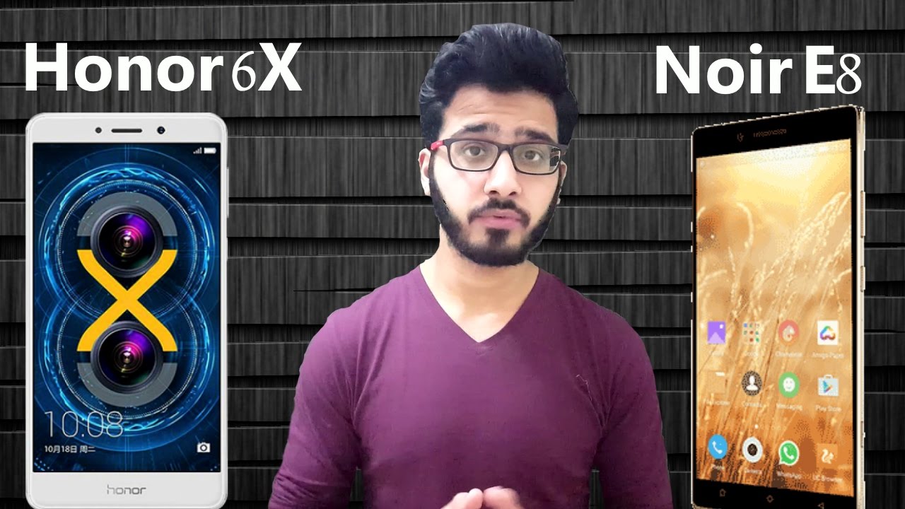 QMobile Noir E8 Vs Huawei Honor 6X - Which One To Buy? - YouTube