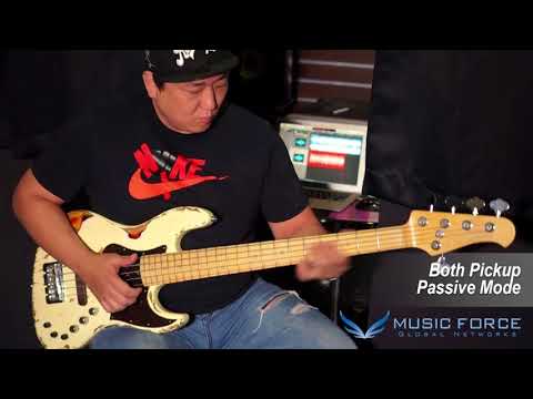 [MusicForce] Xotic XJ-1T 5 String Lightweight Heavy Relic Bass Demo