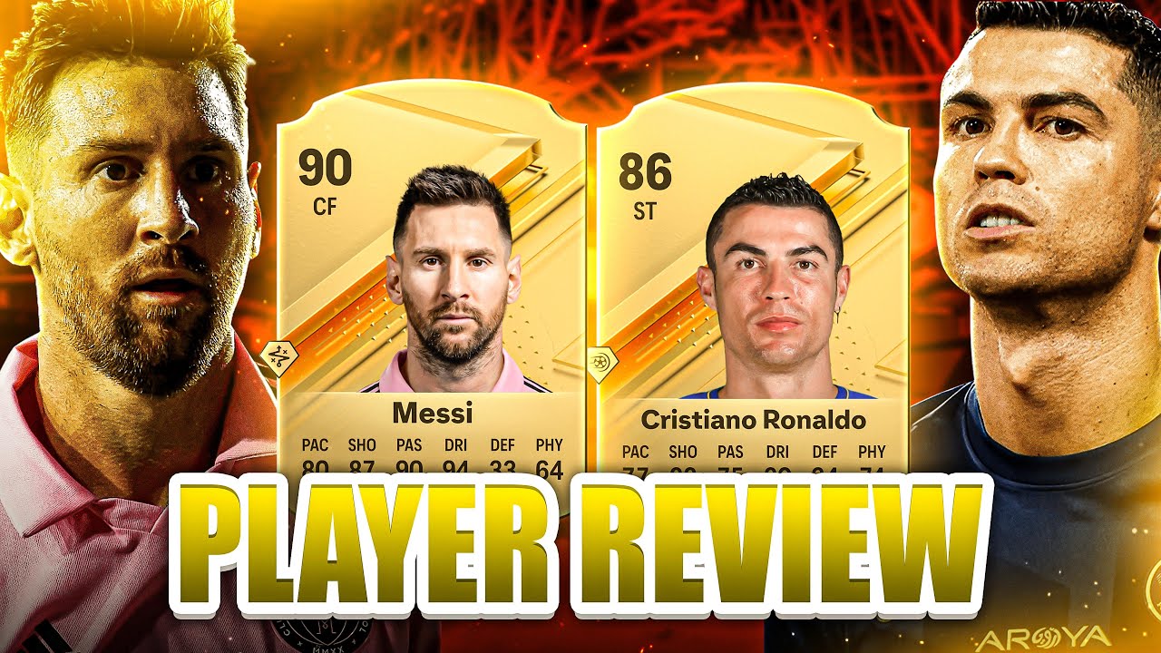 EA FC 24: MESSI und C. RONALDO PLAYER REVIEW - YouTube
