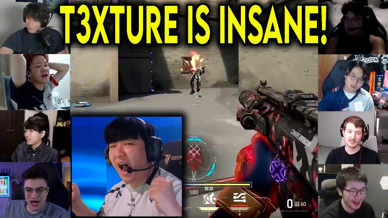 Valorant Streamers Reacts To GENG t3xture Insane 4k Against RRQ In VCT ...