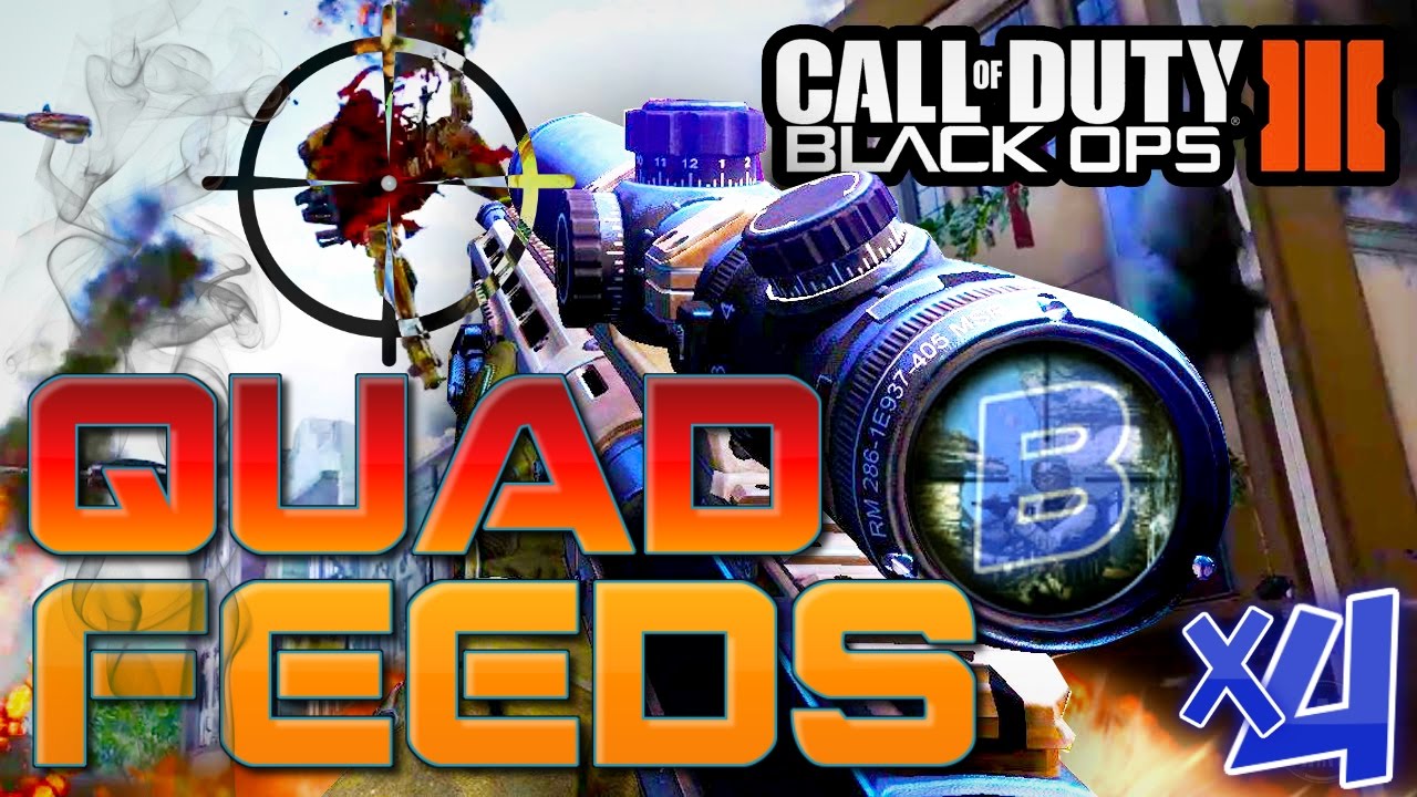 Call of Duty Black Ops 3 QUAD FEED Sniper Montage - YouTube