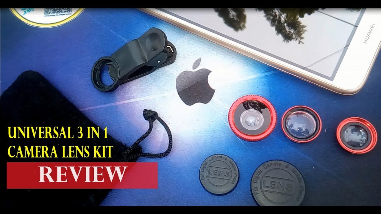 REVIEW : Universal 3 in 1 Camera Lens Kit for Smart phones - YouTube