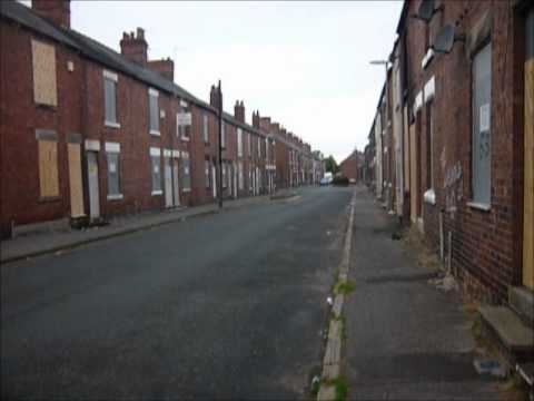 Derelict Goldthorpe streets - Near Mexborough - YouTube