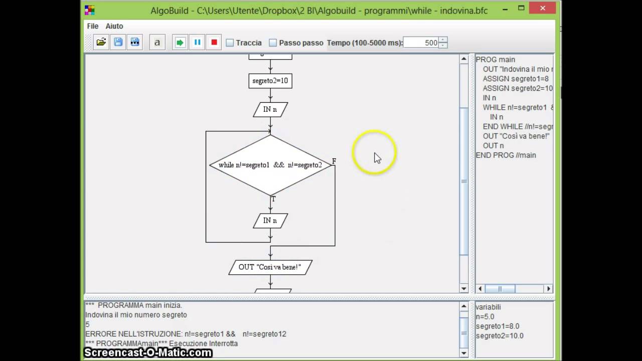 Iterazione precondizionale - while - Algobuild - YouTube