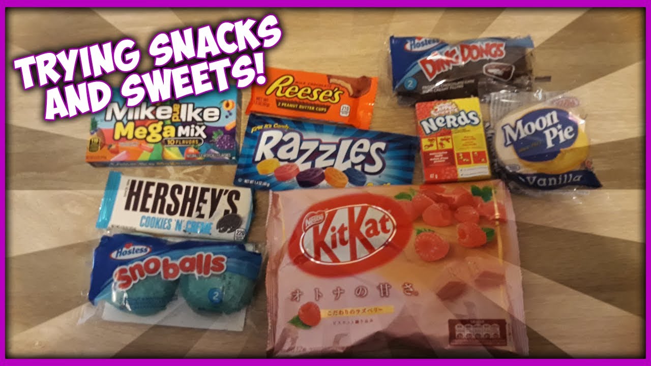 Trying Snacks & Sweets From Different Countries! - YouTube