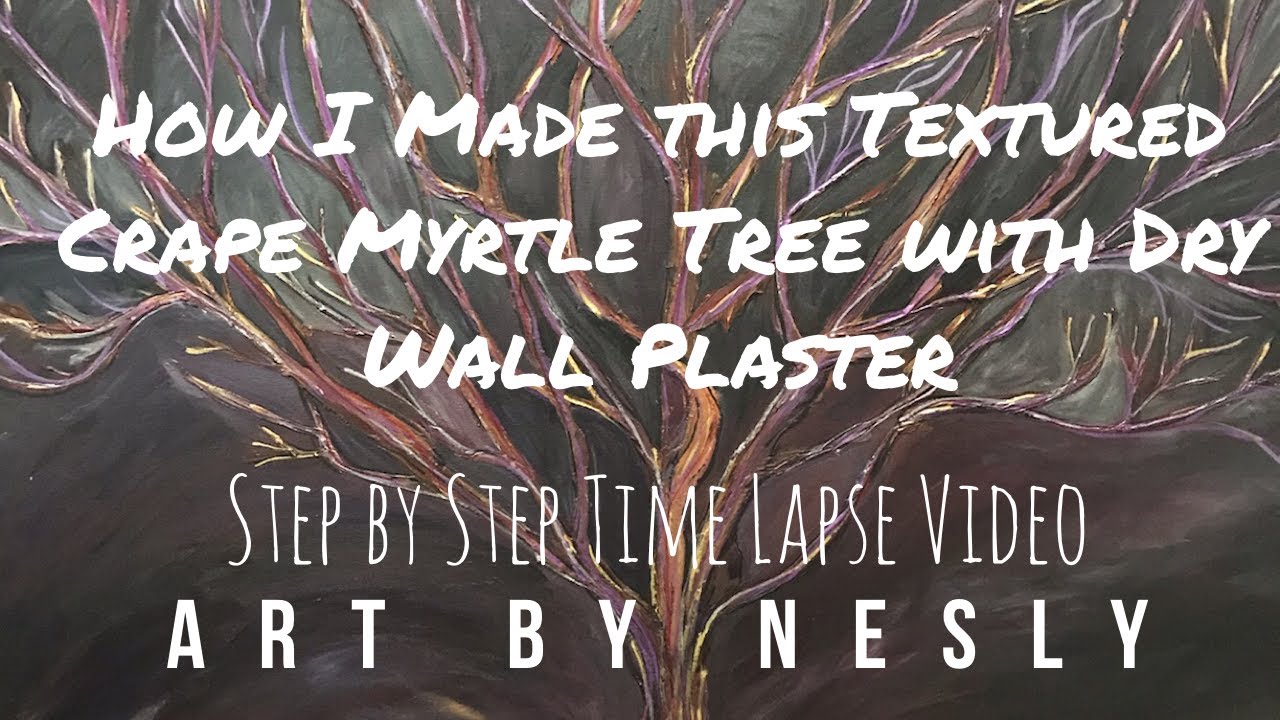 How to Make a Tree with Drywall Plaster | Satisfying Time-Lapse Art ...