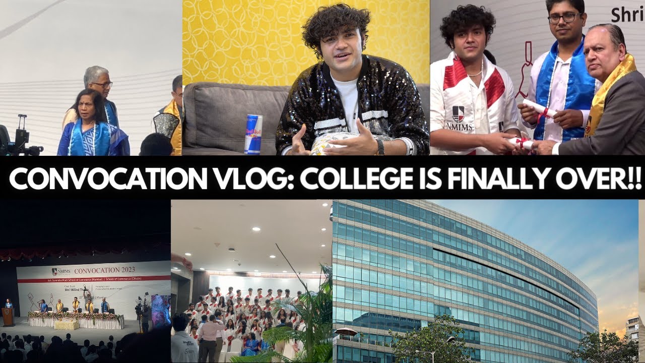 Convocation Vlog | Nmims Mumbai | Harshit Chauhan - YouTube