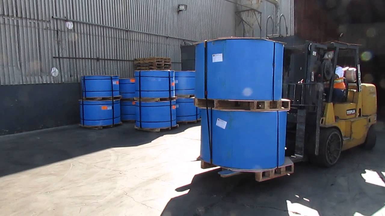 MEC aluminum coil offloading direct from 20 foot container Vid 4 - YouTube