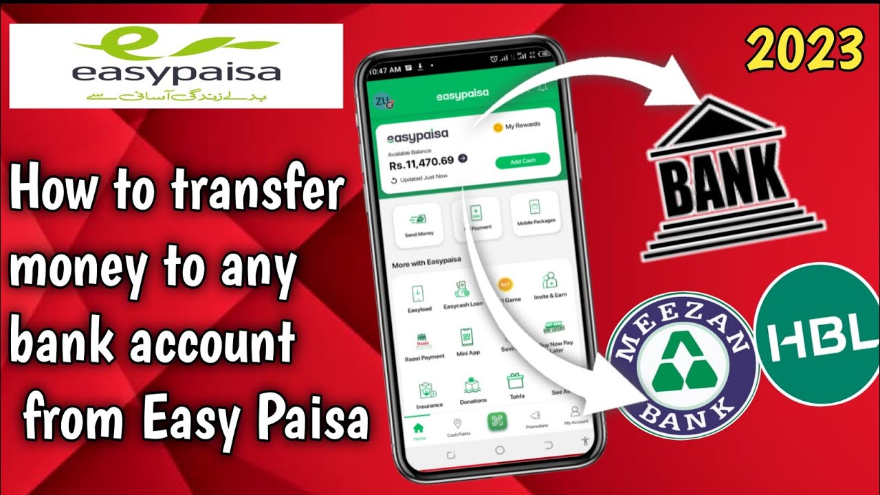 How To Transfer Money To Any Bank Account From Easy Paisa Account 2024 ...