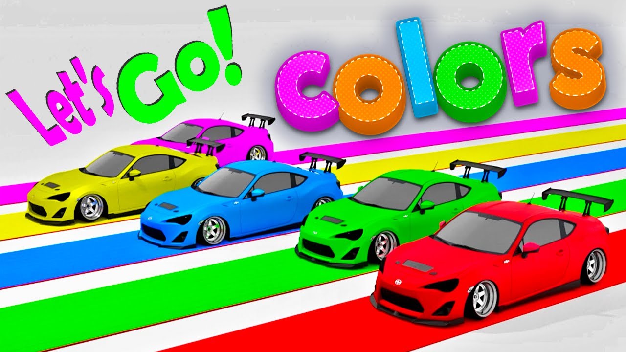 🌙 Learn Colors For Kids - Aprende Los Colores Con Carritos - YouTube