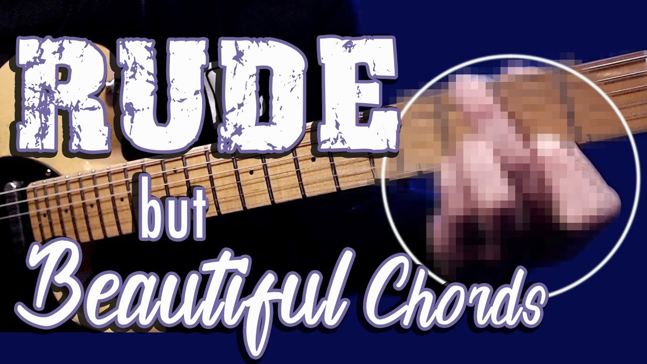 RUDE but Beautiful Guitar Chords | Music Lesson - YouTube